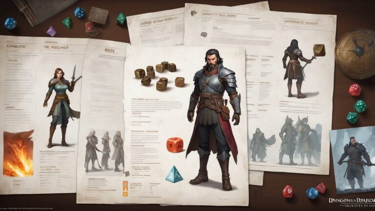 D&D Character Sheets: Download Templates for your Character